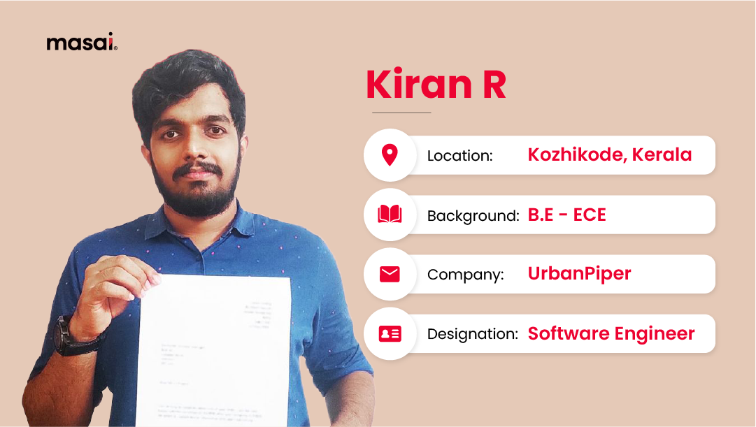 How Kiran switched from ECE to Software Development