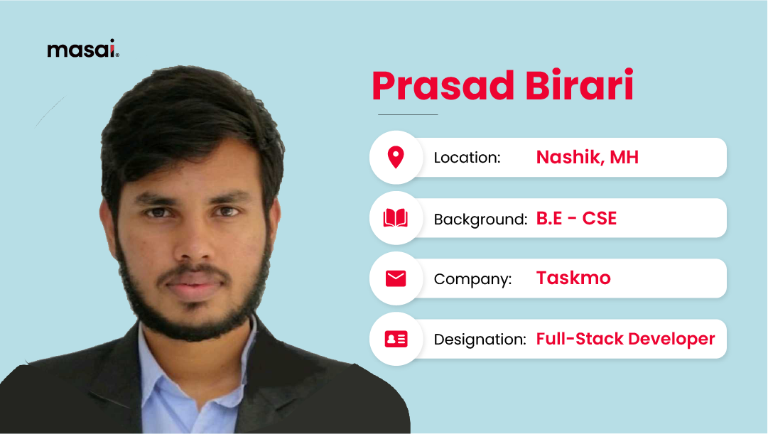 How an aspiring Entrepreneur became a Full-Stack Developer - Prasad's Journey