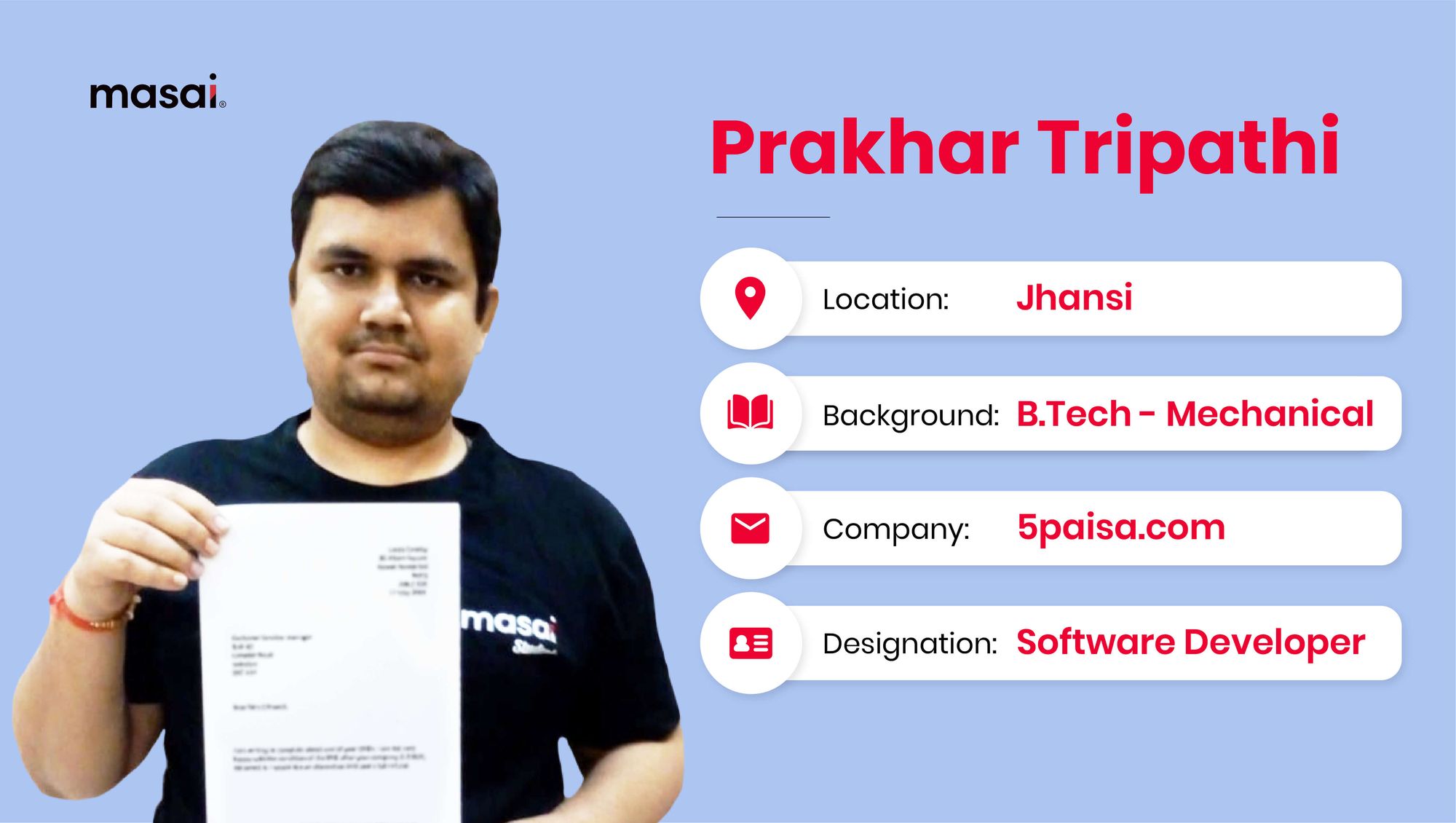 Career gap couldn’t stop Prakhar from becoming a developer