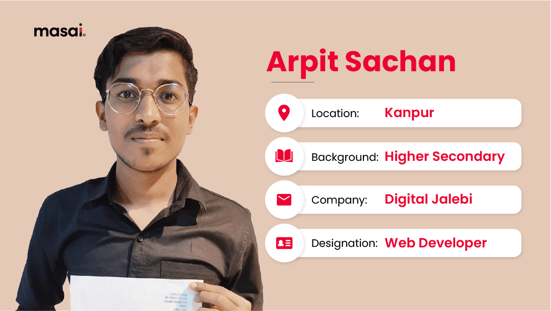 How a 12th Pass student became a Full Stack Developer - Arpit Sachan