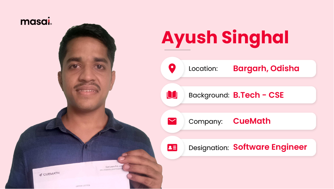 How Ayush upskilled himself at Masai?