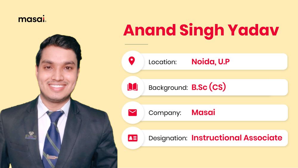 Receptionist to Java instructor - Anand's story is inspiring